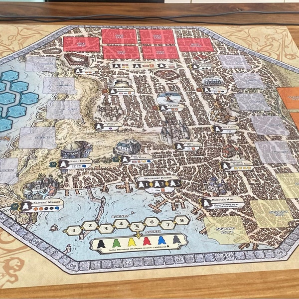 Twilight Struggle - Vinyl Playmat Gameboard - Custom Product ...