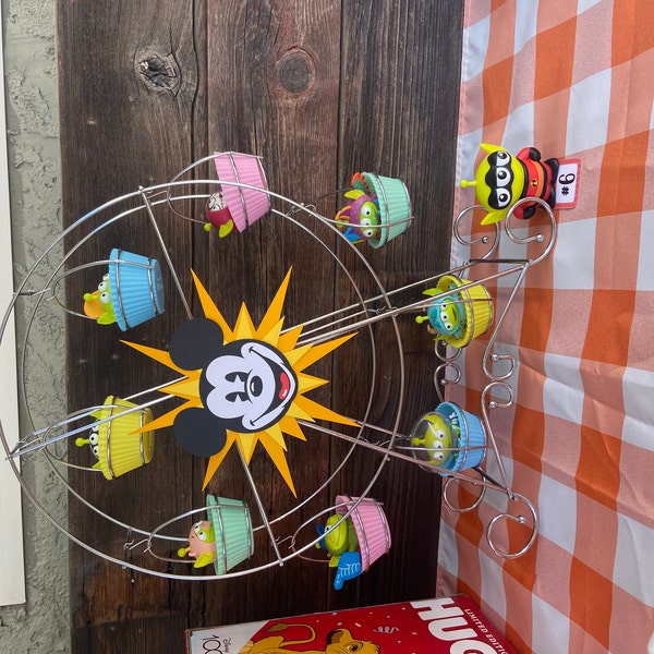 Mickey Fun Wheel SVG - Pixar Pal-a-round SVG - Mickey SVG - Ferris ...