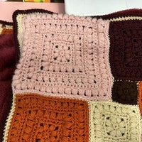 CROCHET PATTERN - Square Scramble - Crochet Blanket Pattern, Baby Throw ...