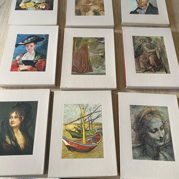 Set of 12 Vintage Linen Postcards -assorted Views, Eclectic Mix-. Free ...