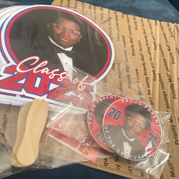 Laminated Personalized Cheerleading Fan, Custom Handheld Fan ...