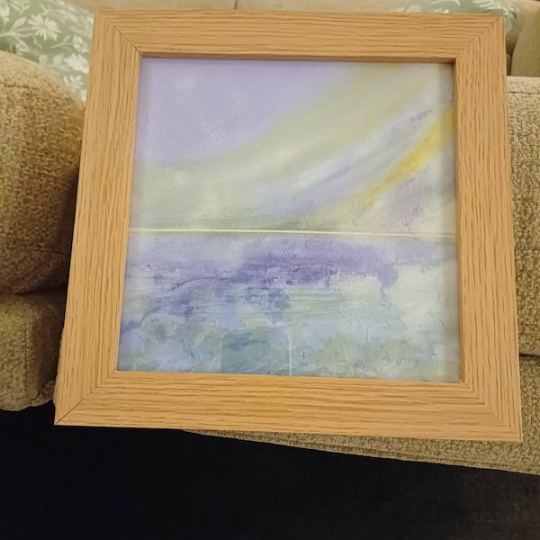 Handmade Classic Square Picture Photo Frames Wooden Effect 11 Colours ...