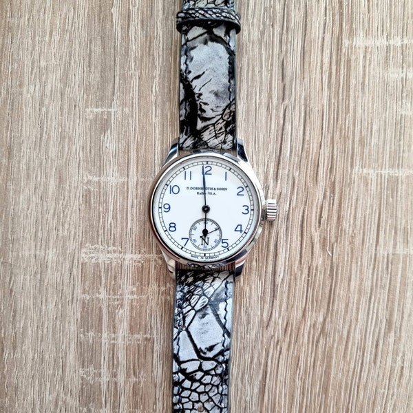 Premium Ostrich Watch Strap, Handmade Ostrich Leg Watch Band ...