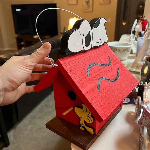 Snoopy Wren Bird House (made as the Orders Come in ) - Etsy