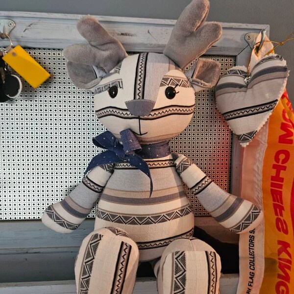 Memory Deer- Deer From Shirt - Keepsake Deer - Handmade Stuffie - Bonus ...