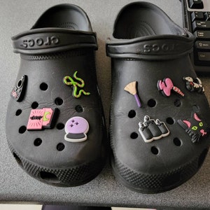 Witch Themed Croc Compatible Shoe Charms, Trending Magic Clog Charms ...
