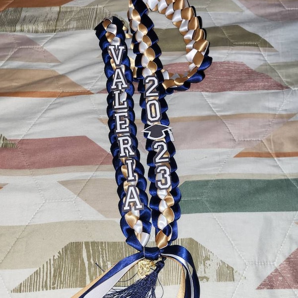 HIGH SCHOOL • COLLAGE • Graduation Lei • Grad • Gift • Class of 2024 ...