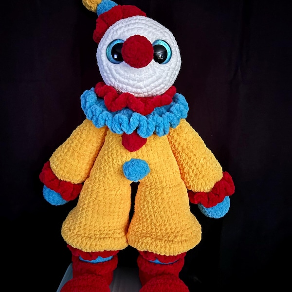 Clubs the Clown - Crochet Amigurumi/plushy *PATTERN* - Etsy