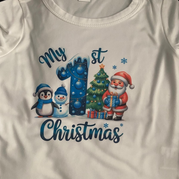 My First Christmas PNG Bundle | Baby’s 1st Xmas Clipart | Holiday ...