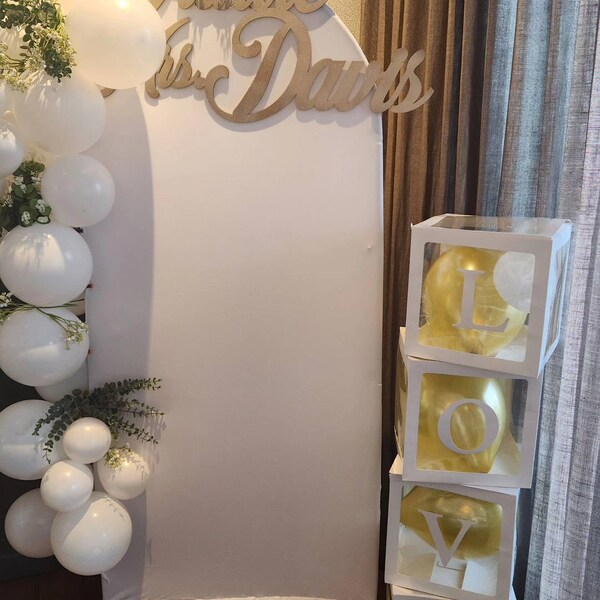 Sign for Party Backdrop, Custom Wooden Name Sign for Nursery, First ...