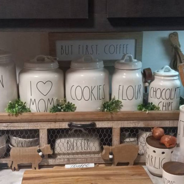 Rae Dunn Valentine Inspired Farmhouse Candy Hearts Vinyl Decal - Etsy