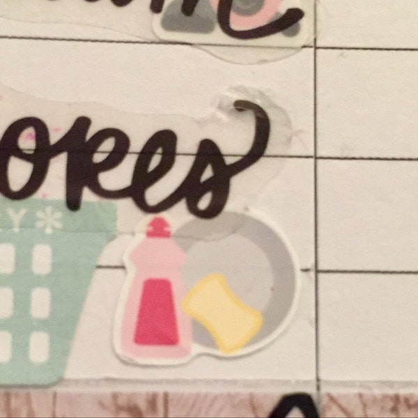 Dish Stickers, Dish Washing Stickers, Dishes, Cleaning Stickers ICN011 ...