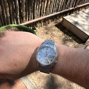 Custom Silver Casio World Time Watch With Color Screen Mod pick Your ...