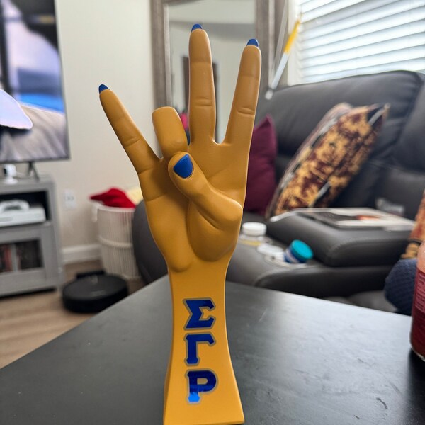 Omega Psi Phi Inspired Blood and Thunder Unique Handmade Black Greek ...