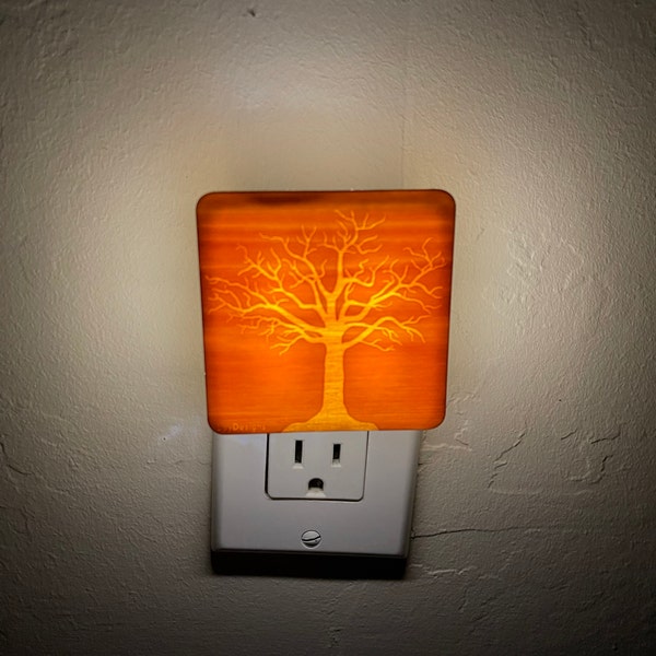 Tree Night Light, Bonsai, Rustic Decor, Tree of Life - Etsy