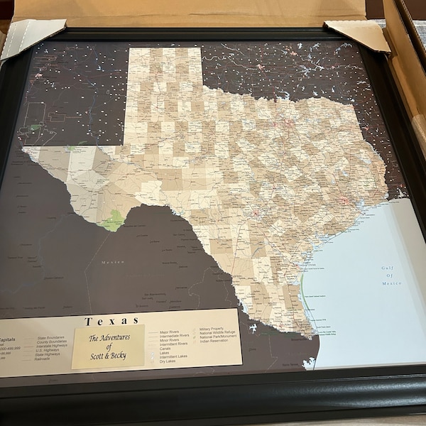 Personalized Colorful US Push Pin Travel Map USA Push Pin Travel Map ...