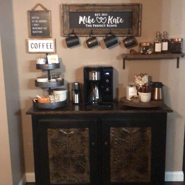 Pot Head Sign / Coffee Sign / Kitchen Sign / Coffee Bar Decor - Etsy