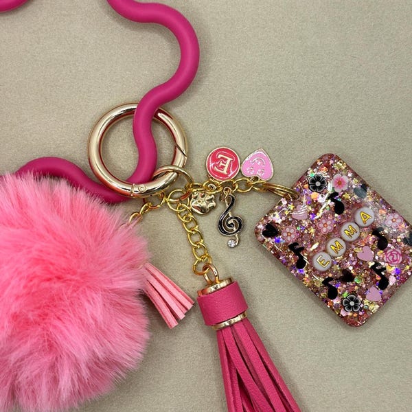 Silver Cell Phone Lanyard With Charm Dangle - Etsy