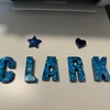 Personalized NAME Resin Letter Magnets -customizable Glitter Letters ...