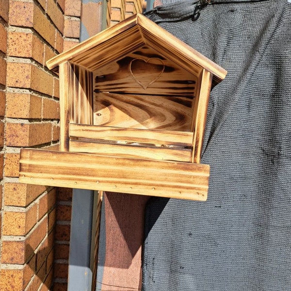 Large Handmade Dove House With Feeding Platform and Torched Finish ...