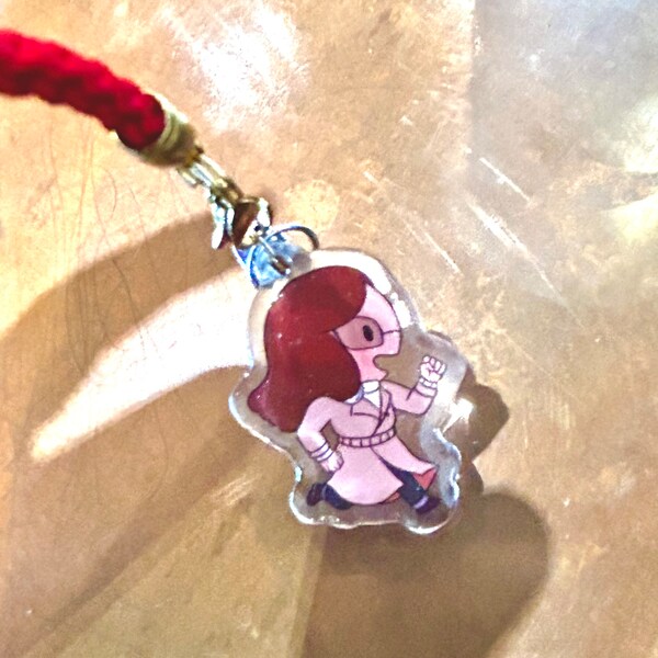 Scott Pilgrim Takes off Fanmade Acrylic Keychain 2.5in | Clear Acrylic ...