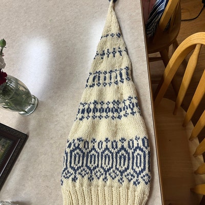 Knit Hat Pattern, Stocking Cap Knitting Pattern, Womens Hat, Mens Hat ...