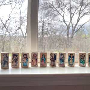 Apostles Craft Sheet // 12 Apostles Jesus and Mary // Decoupage Toys ...