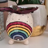The Rainbow Pot Collection Ceramic, Handmade Succulent Pot Cactus Pot ...