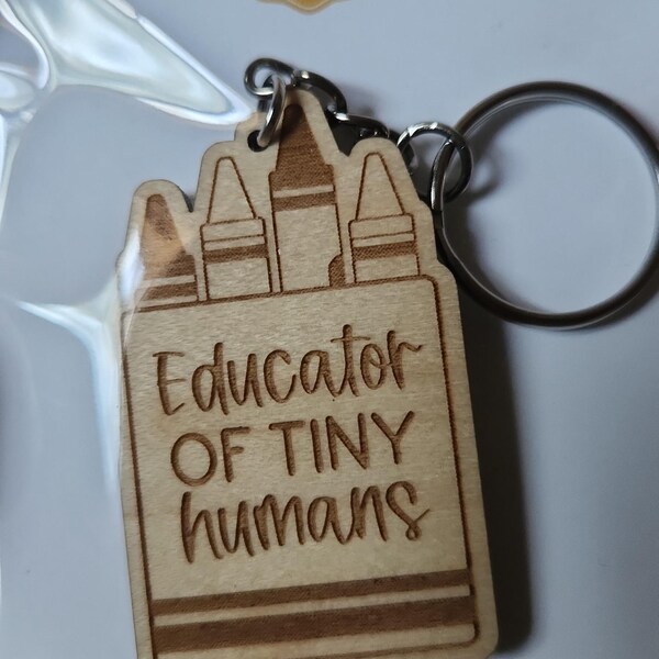 Personalized Pencil Keychain, Custom Teacher Keychain, 3D Teacher ...