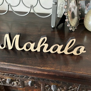 Custom Laser Cut Stand up or Hanging Sign Classic Script Unfinished - Etsy