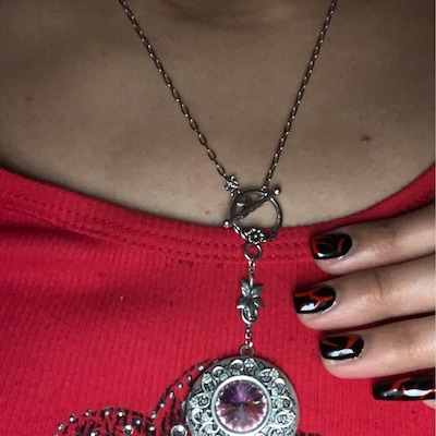 Antique Silver Locket Locket Silver Round Locket Emerald - Etsy