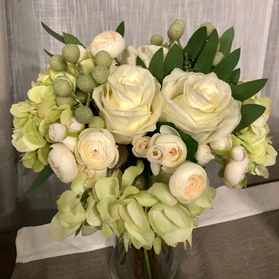 Faux Real Touch Rose Hight Quality Artificial Flower / Wedding / DIY ...