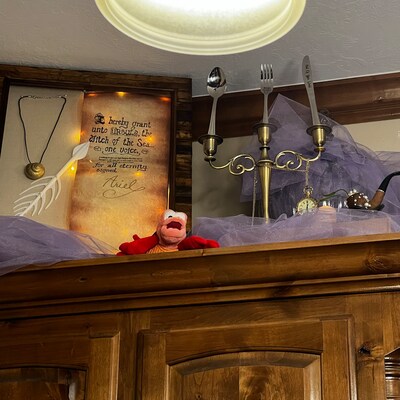 Dingle Hopper Fork Ariel Princess Little Mermaid Inspired Engraved Fork ...