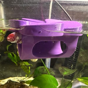 Aquarium Corner Cave Fish Tank Decoration, Axolotl Hide Underground ...