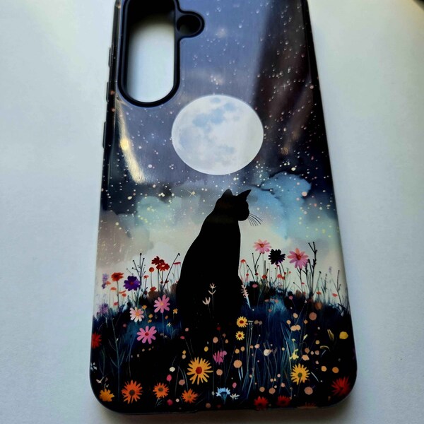 Crescent Moon Celestial Clouds Phone Case Iphone, Samsung Galaxy ...