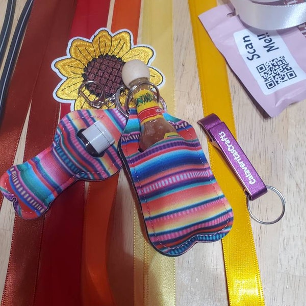 Mini Cholula Hot Sauce Keychain / Mini Cholula Hot Sauce / Hot Sauce ...