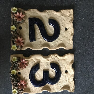 House Numbers Ceramic Door Number Plaque. FROST PROOF 5.5 X - Etsy UK