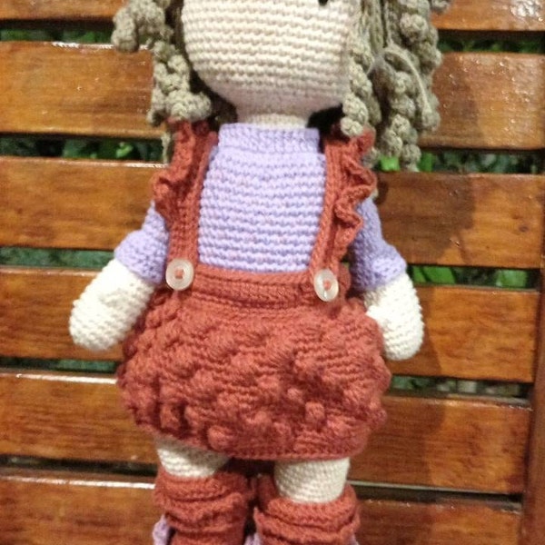 Alma Doll Amigurumi Crochet Pattern, Deer Included, PDF. / English ...
