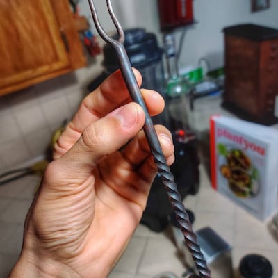 Hand-forged Medieval Fork - Etsy