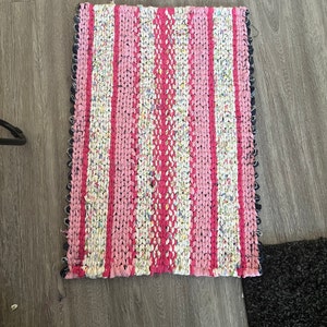 Adjustable Twining Loom for Rag Rugs, Place Mats and Potholders. Maple ...
