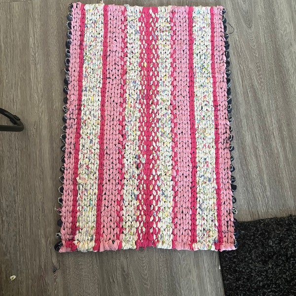 Adjustable Twining Loom for Rag Rugs, Place Mats and Potholders. Maple ...