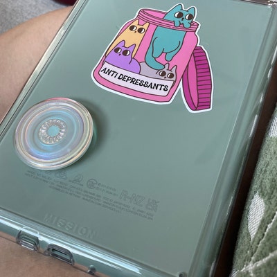 Funny Frog Self Care Sticker, Funny Frog Self Care Retro Sticker, Funny ...