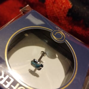 16G Tiny Frog Internally Threaded Cartilage Stud/daith Studs/tragus ...