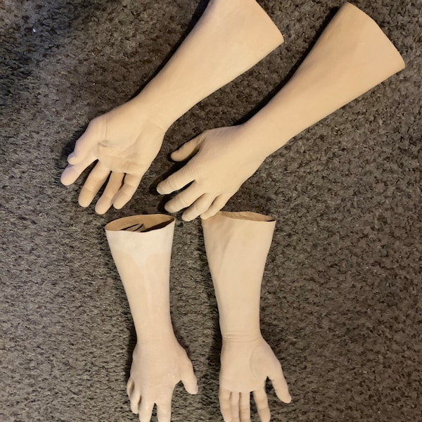 Prop Hands Fake Hands WOMAN/MEDIUM Latex - Unpainted - Add for Foam ...