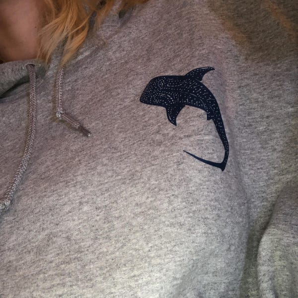 Christian Whale Shark Sweatshirt, Bible Verse Sweatshirt, Ocean Faith ...
