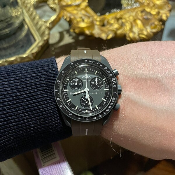 Moonswatch Strap High Quality Turquoise Blue Nylon | Omega X Swatch ...