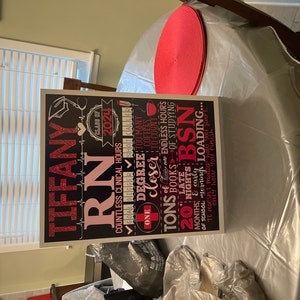 Sweet 16 Birthday Board Poster Custom for Any Age Gender, Unique 16th ...