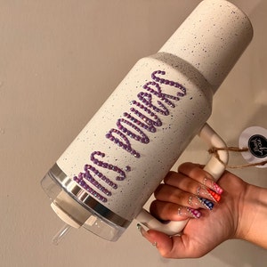 Custom Bling Pink Dusk Stanley 40oz Tumbler Made W Beautiful Pink ...