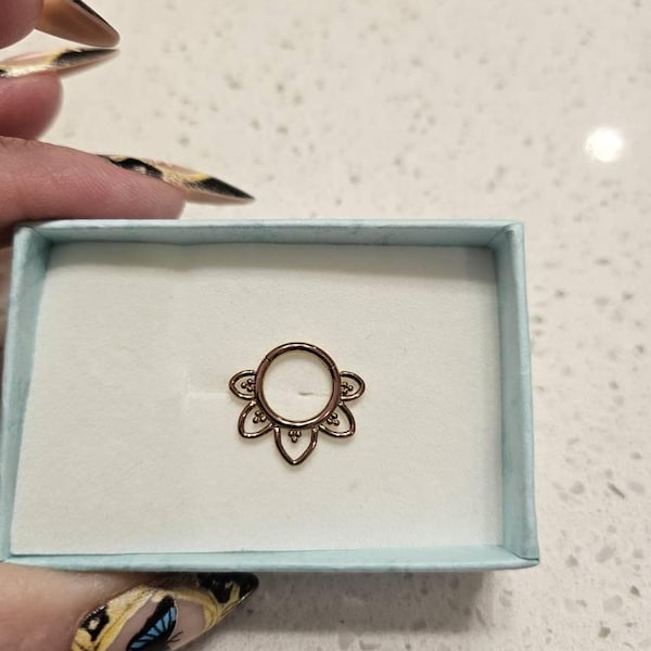 Implant Titanium Push in Threadless Nose Set ,L Bend Nose Stud ...