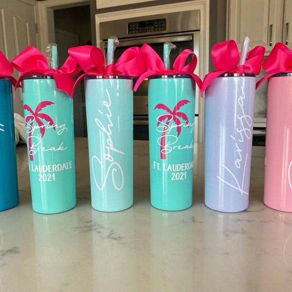 Personalized Girls Trip Cups Customizable Girls Weekend Tumbler Party ...